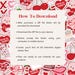 50 Digital Valentine's Day Stickers | Valentine Vinyl Sticker PNG, SVG ...