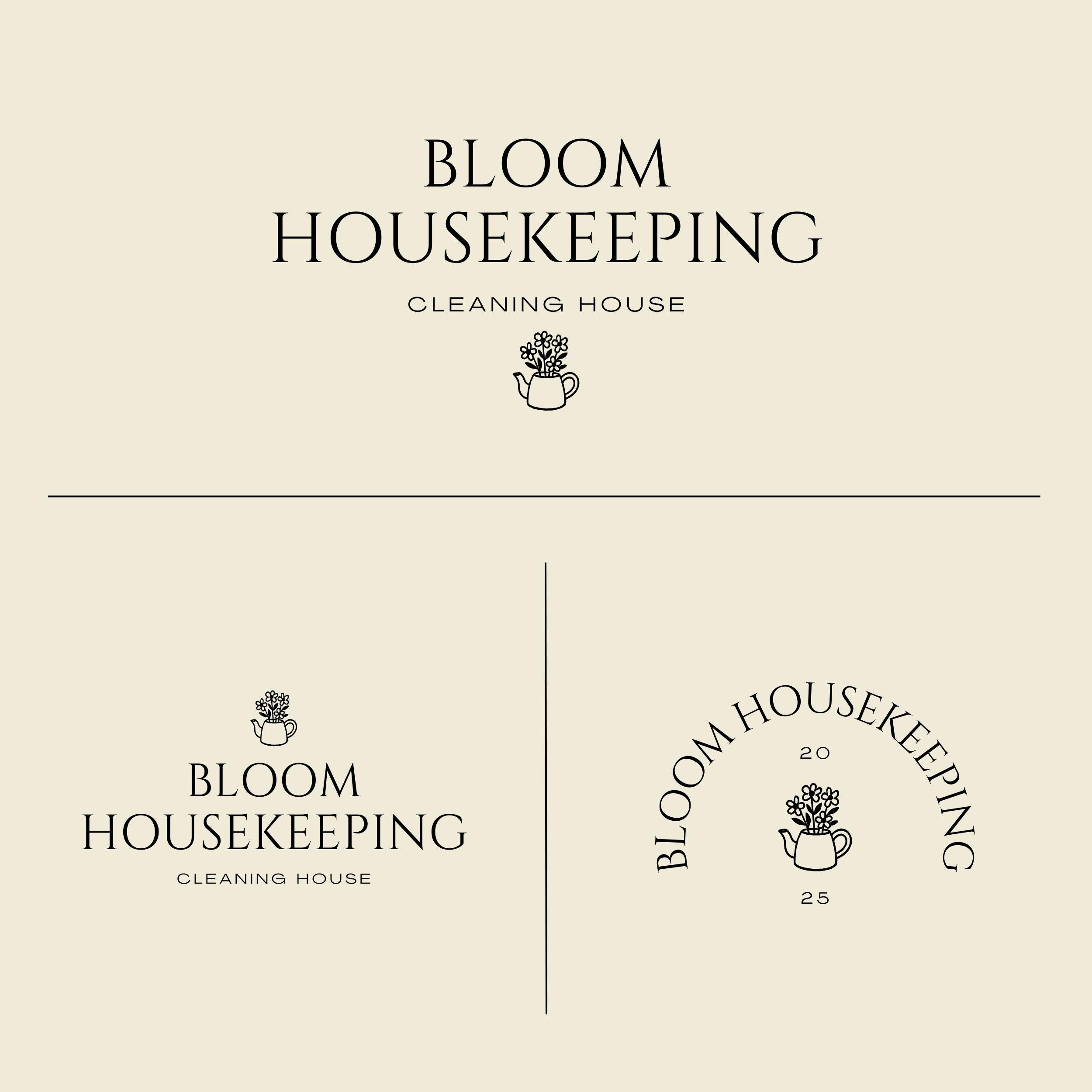 50 Premade Floral Logo Canva, Botanical Logos, Bouquets, Branches ...