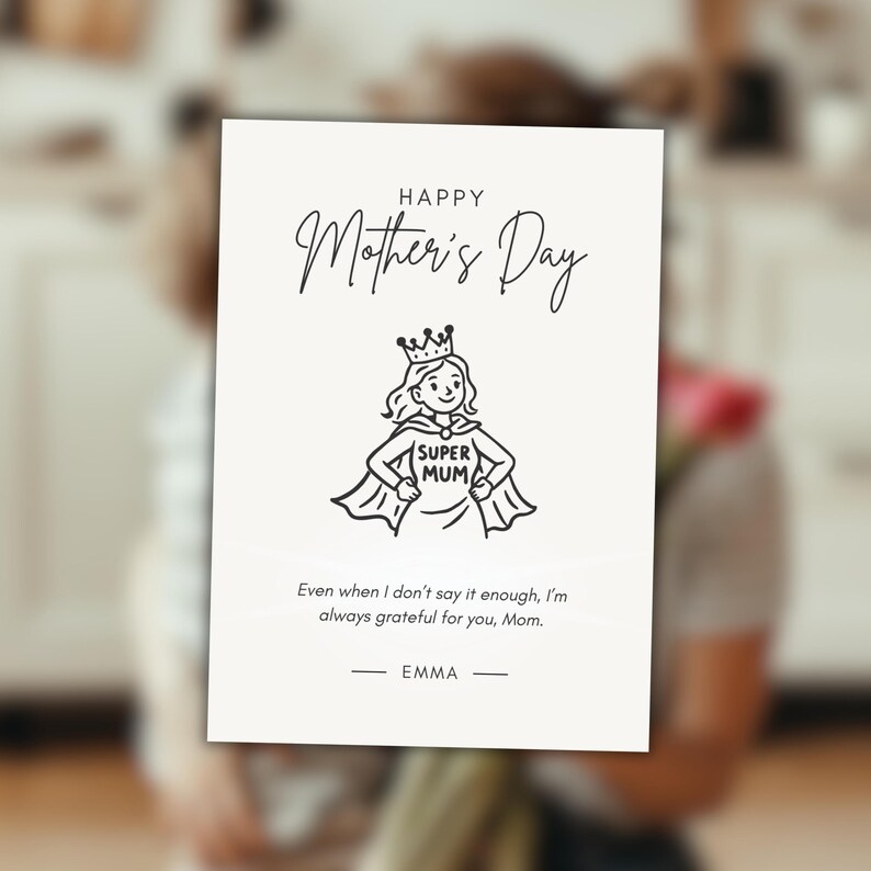 50 Hand Drawn Mothers Day Clipart Bundle | Mother's Day Illustration ...