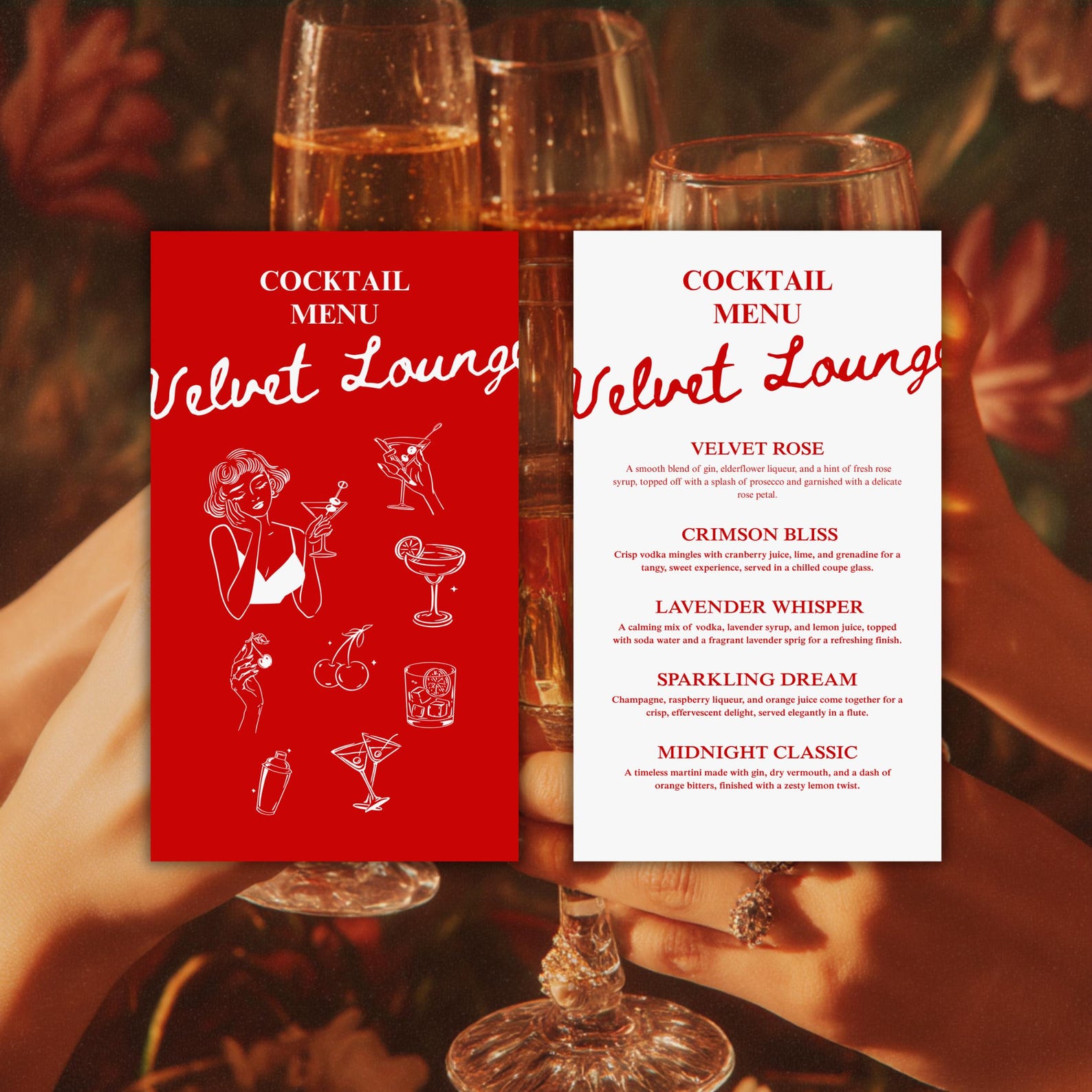 Premade Logo Design, Cocktail Logo PNG, Vintage Logo, Martini Cocktail ...