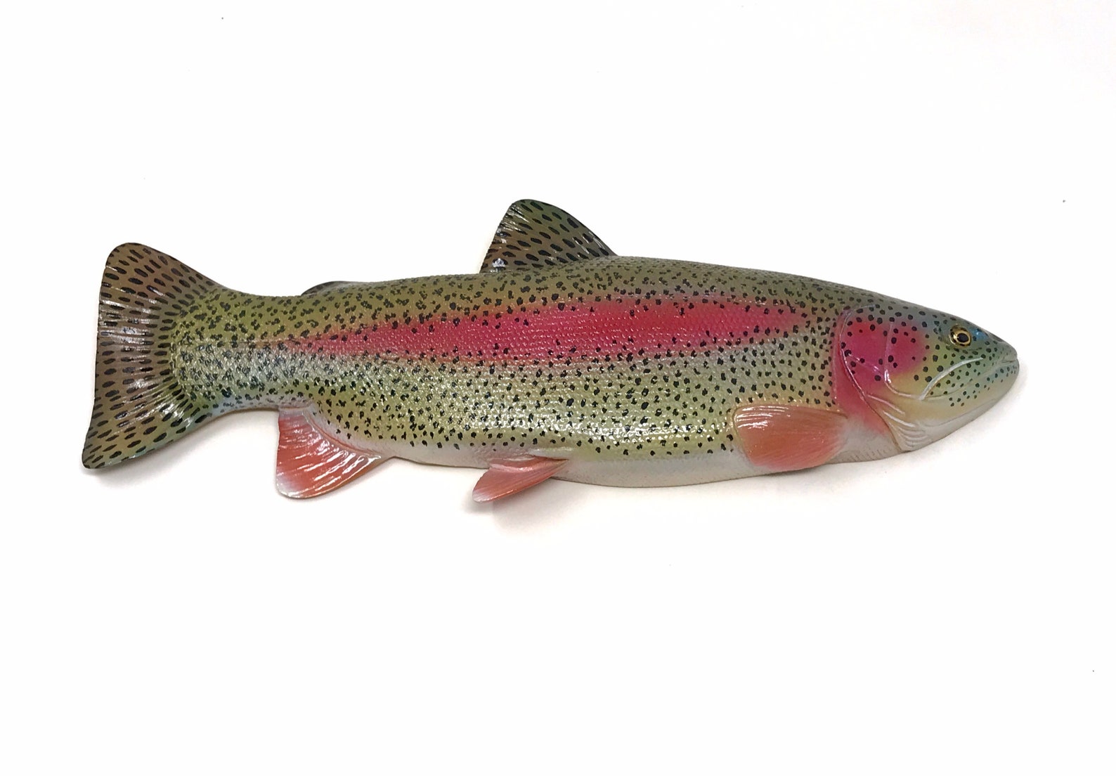 Rainbow Trout Wall Sculpture Lodge Cabin Wall Art Catch - Etsy