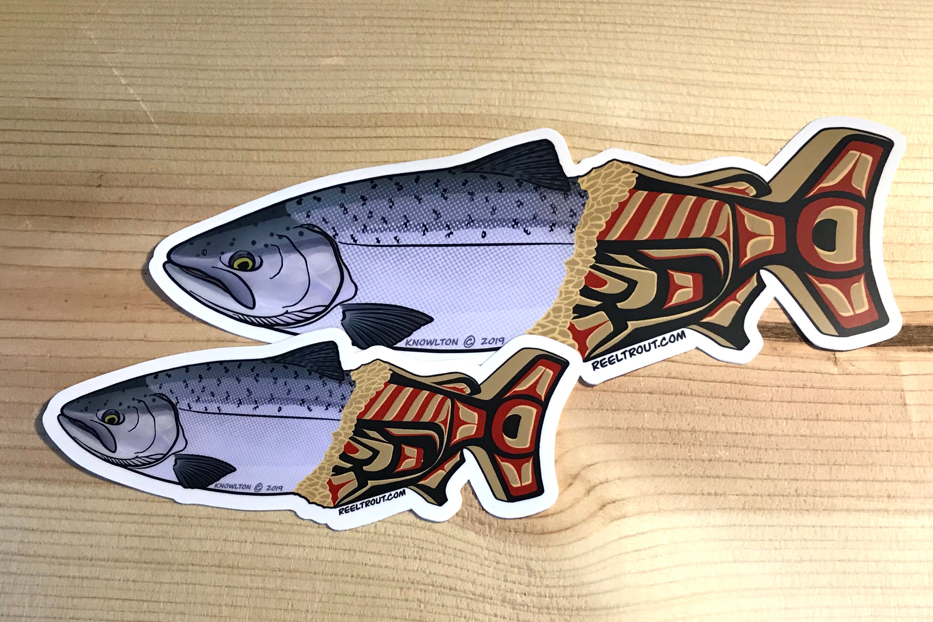 Out Of The Myths Chinook King Salmon Vinyl Decal Sticker Etsy
