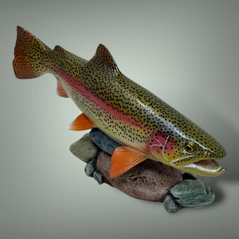 Rainbow Trout Art - Etsy
