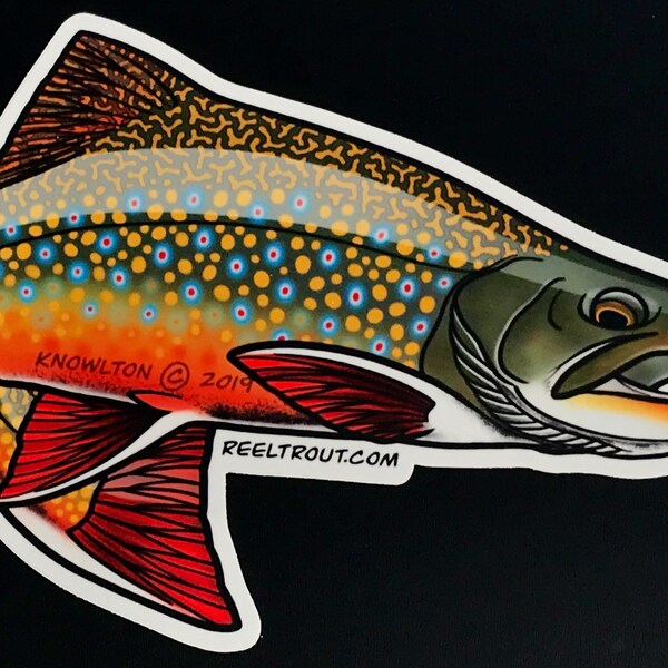 Trout Vinyl Decal - Etsy