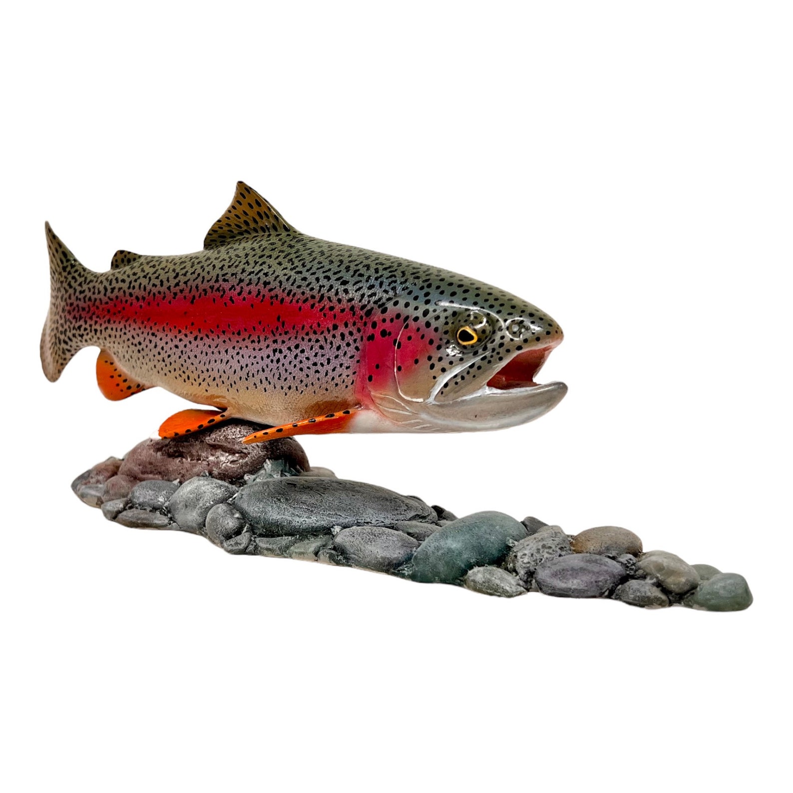 Rainbow Trout Sculpture Fishing Flyfishing Fly Tying - Etsy