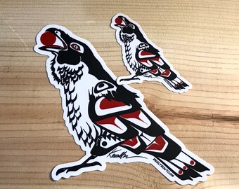 Raven Steals the Sun - Etsy