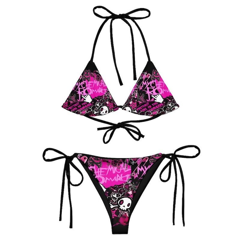 Emo Y2k Bikini - Etsy