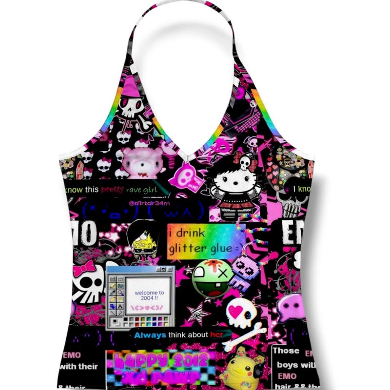 2000s Scene Clothes - Etsy