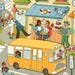 Happy Urban Life Art Print – Whimsical People and City Scene – Digital ...