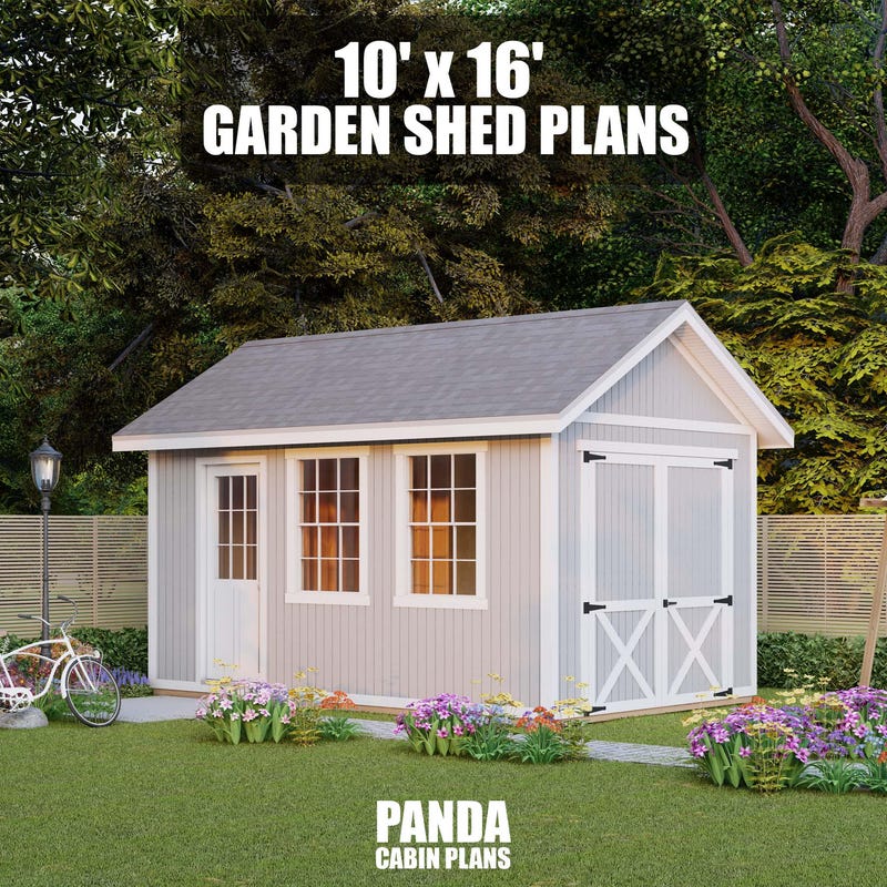 Tiny Garden House Plan - Etsy