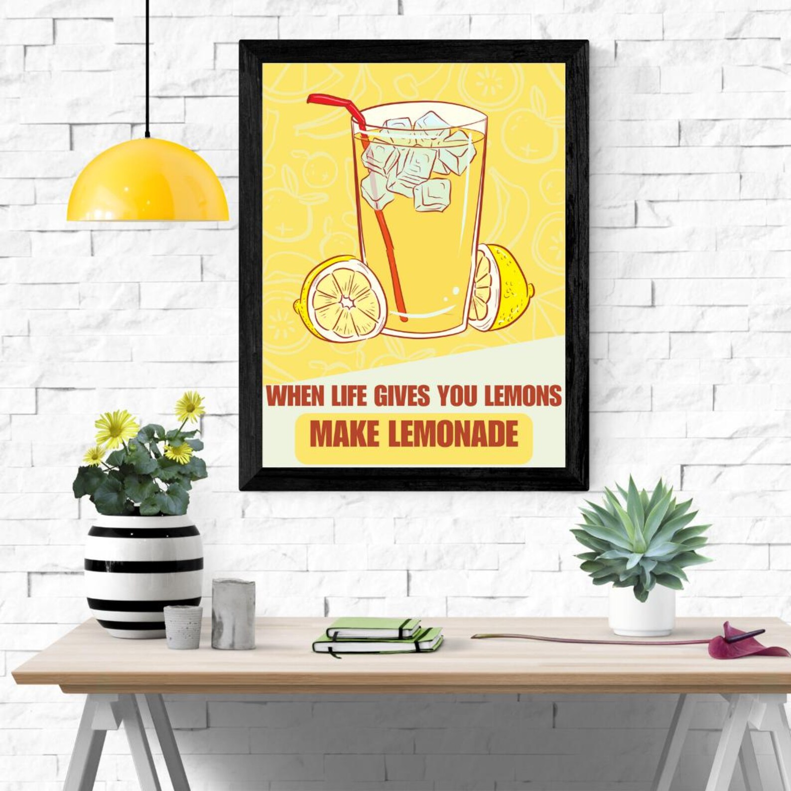 When Life Gives You Lemons - Make Lemonade - Poster - Etsy