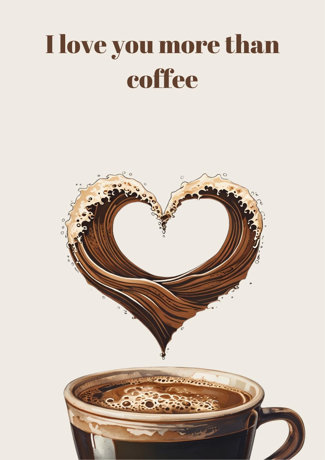 Coffee Wave Poster | Coffee Lovers Poster | Gift for Coffee Lovers ...