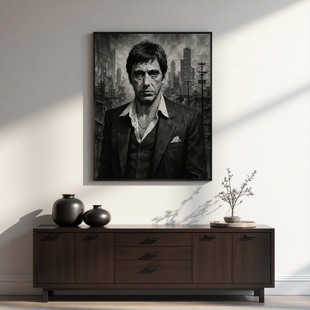 Scarface Digital T-shirt and Wall Art Print - Etsy