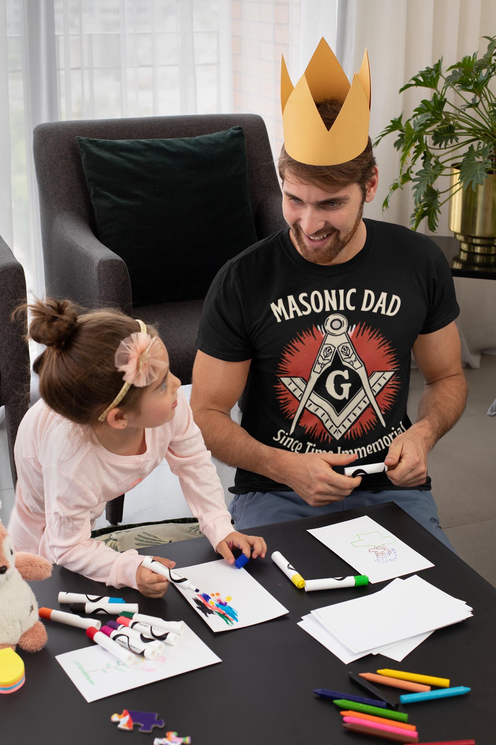 Masonic Dad Shirt, Freemason Tee, Masonic Apparel, Masonic Father's Day ...