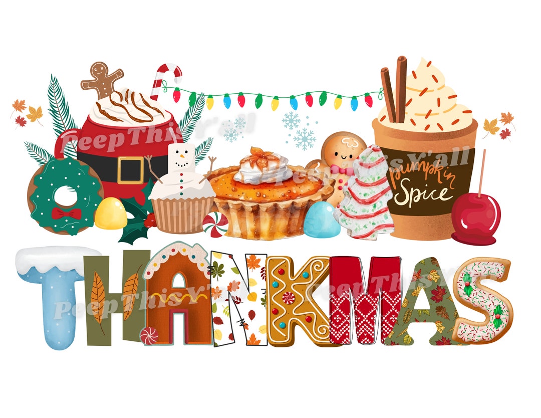 Thankmas Sublimation Print - Digital Download - Etsy