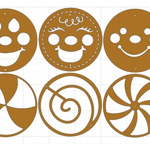 Gingerbread Face - Etsy