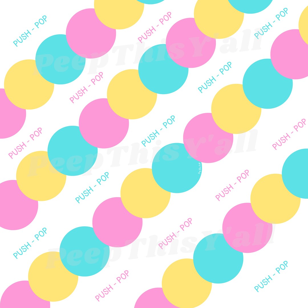 Push Pop Pastel Wrapper Digital Paper - Etsy