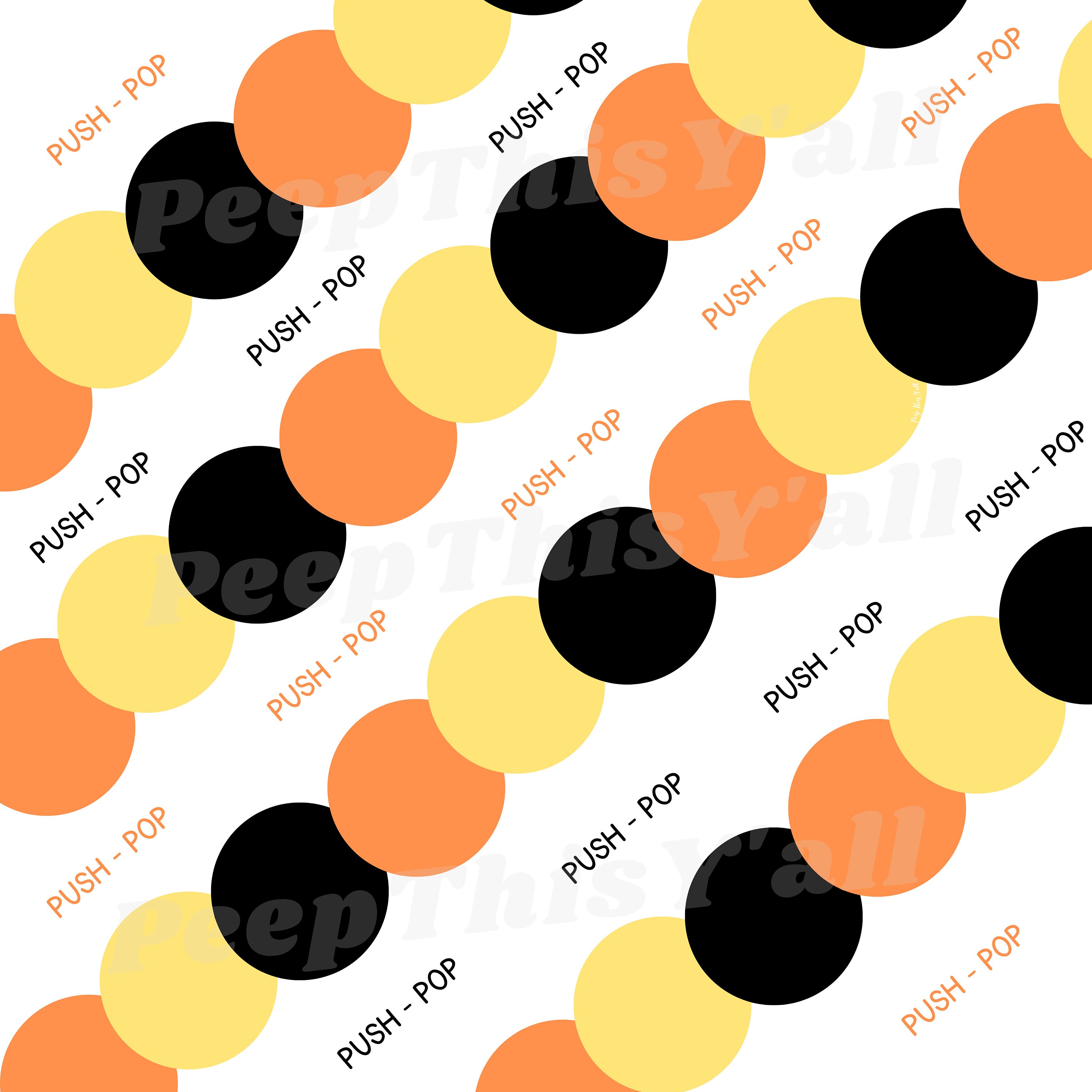Push Pop Fall Wrapper Digital Paper - Etsy