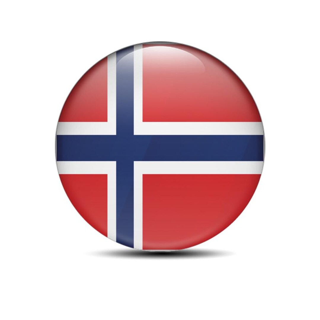 Norway National Flag Domed Sticker Decal 3D Universal Resin Epoxy Phone ...