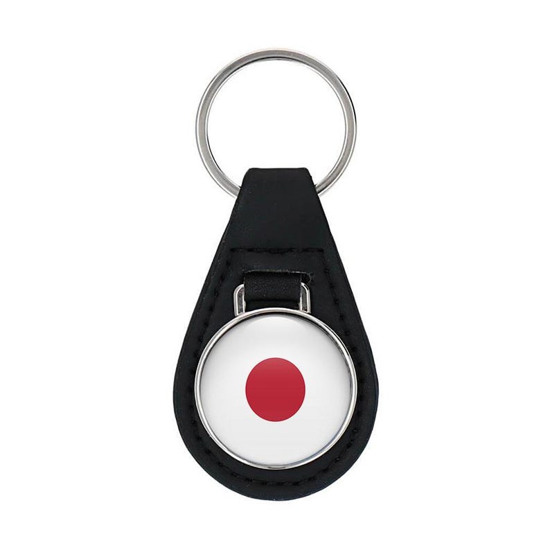 Japan National Flag Keychain Domed Sticker Decal 3D Resin Epoxy Car ...