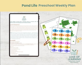 Bug Explorers Preschool Weekly Plan - Printable Learning Activities for ...