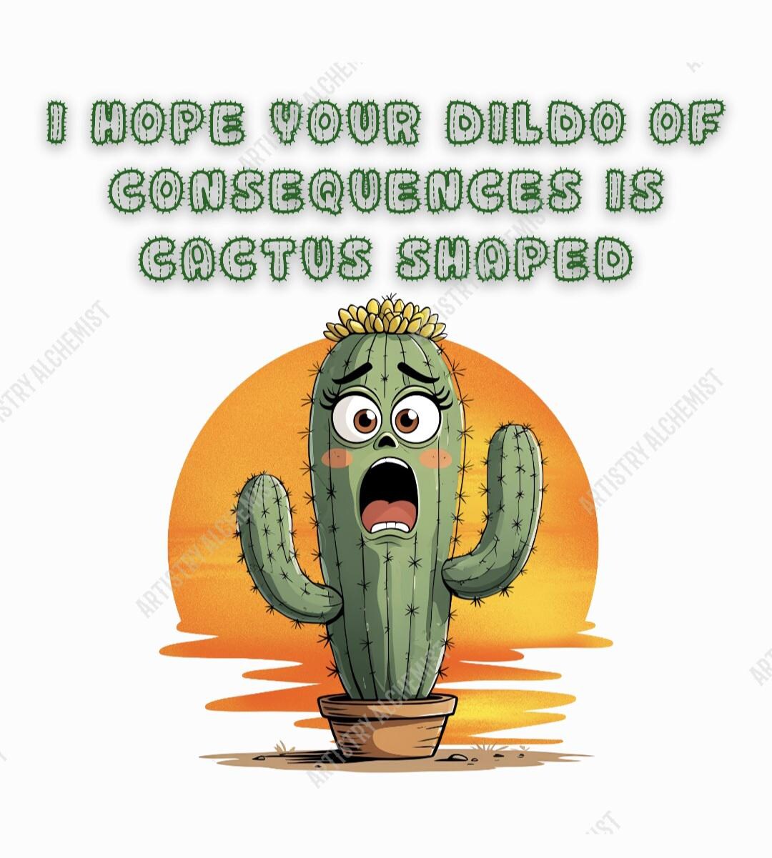 Funny Cactus PNG | Cactus PNG | Grumpy Cactus PNG | Funny Cactus ...