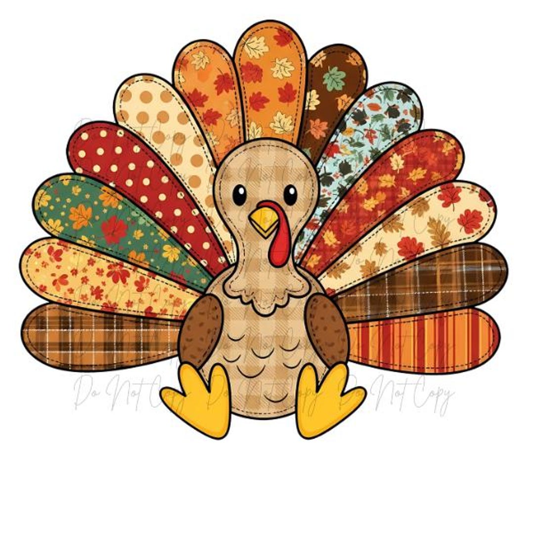 Thanksgiving DTF, Fall, Turkey Transfer, Ready to Press, Iron on ...