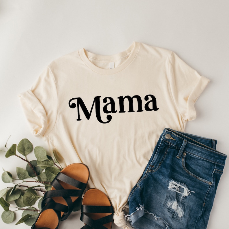 Simple Mama Tee Trendy Mama Tee Mama Graphic Tee Minimal | Etsy