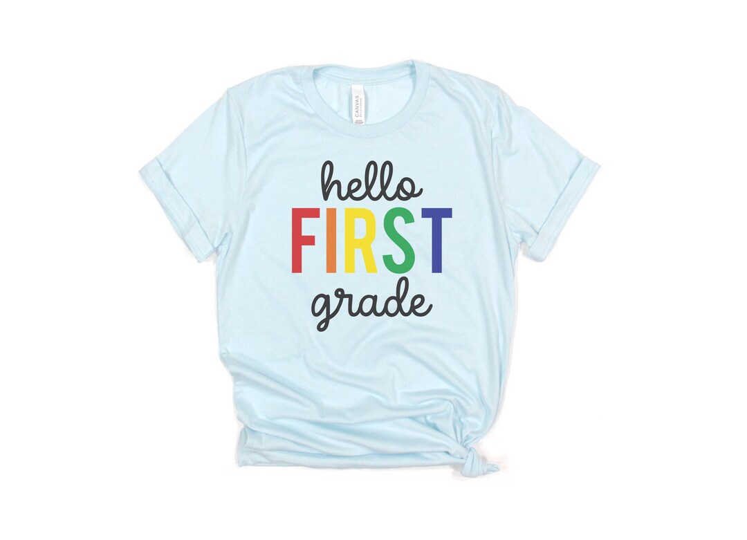 First Grade Teacher Tee, Teacher Shirt, Back to School Tee,teacher Tee ...