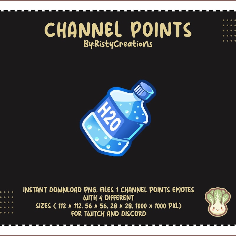 Channel Points Bottles - Etsy