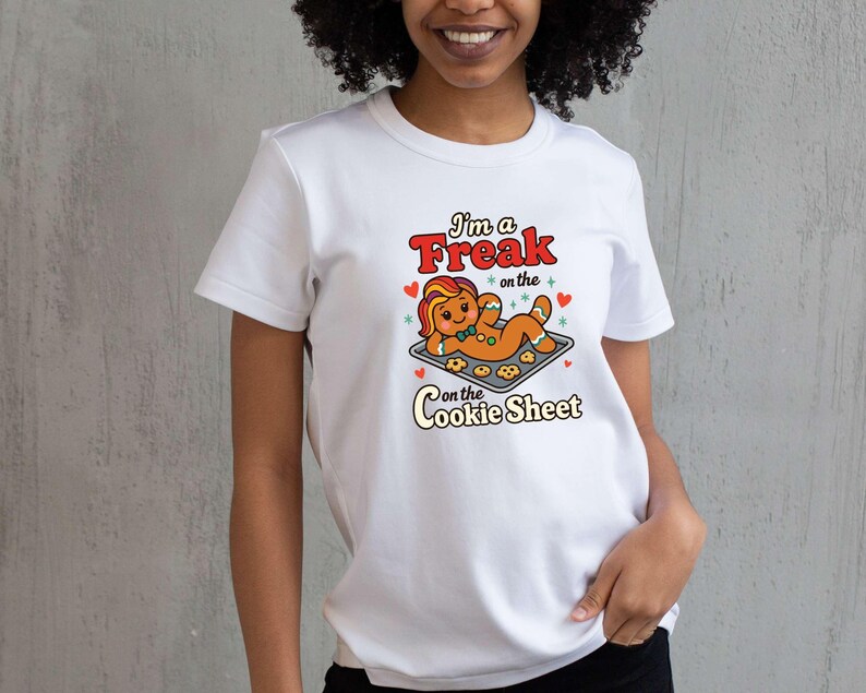 Gingerbread Freak SVG PNG, Funny Christmas Shirt Cricut Files (digital ...