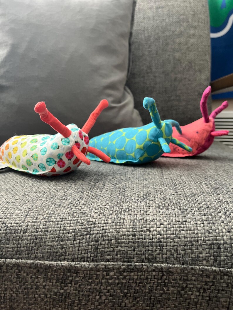 Plush Slug Friend - Handmade Stuffed Plushy - Etsy