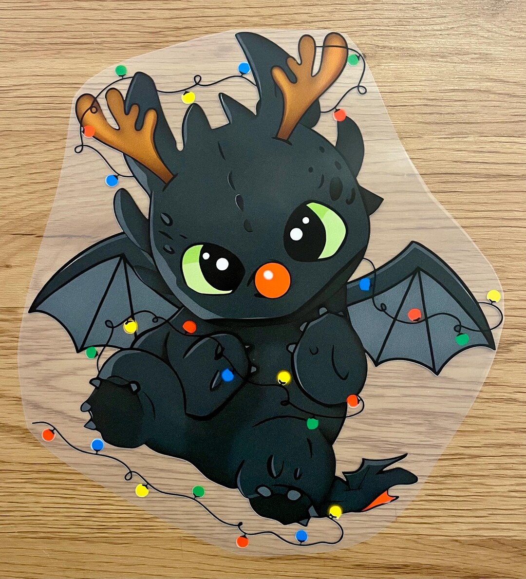 Toothless Hogwarts | DTF (direct to Film) Transfer - Etsy
