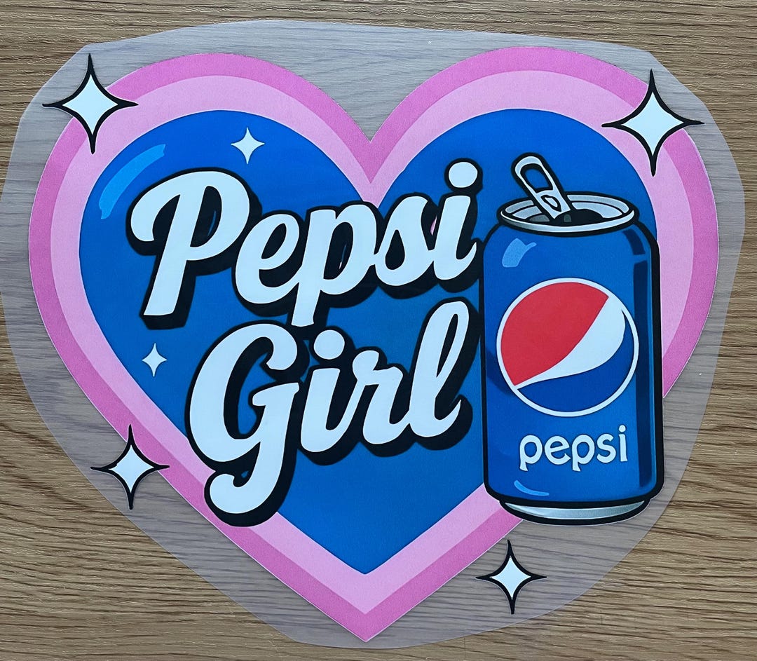 Pepsi Girl | DTF (direct to Film) Transfer - Etsy