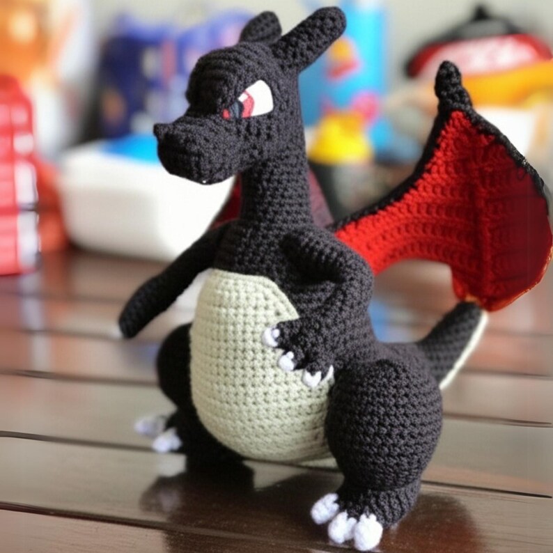 Amigurumi Charizard Crochet Pattern | Charizard Crochet Pattern ...