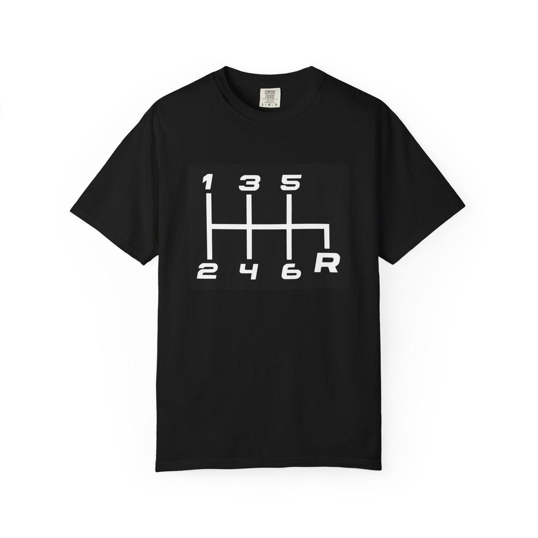 Vintage Shift Pattern T-shirt Perfect for Car Enthusiasts 6 Speed ...