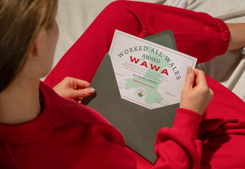 Editable Ham Radio Award Certificate Template | Canva Design | Digital ...
