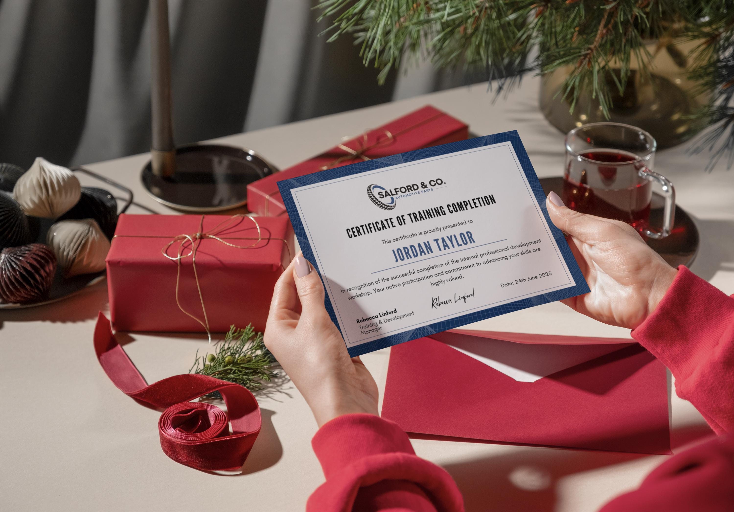 Certificate of Training Completion Template | Canva Editable ...
