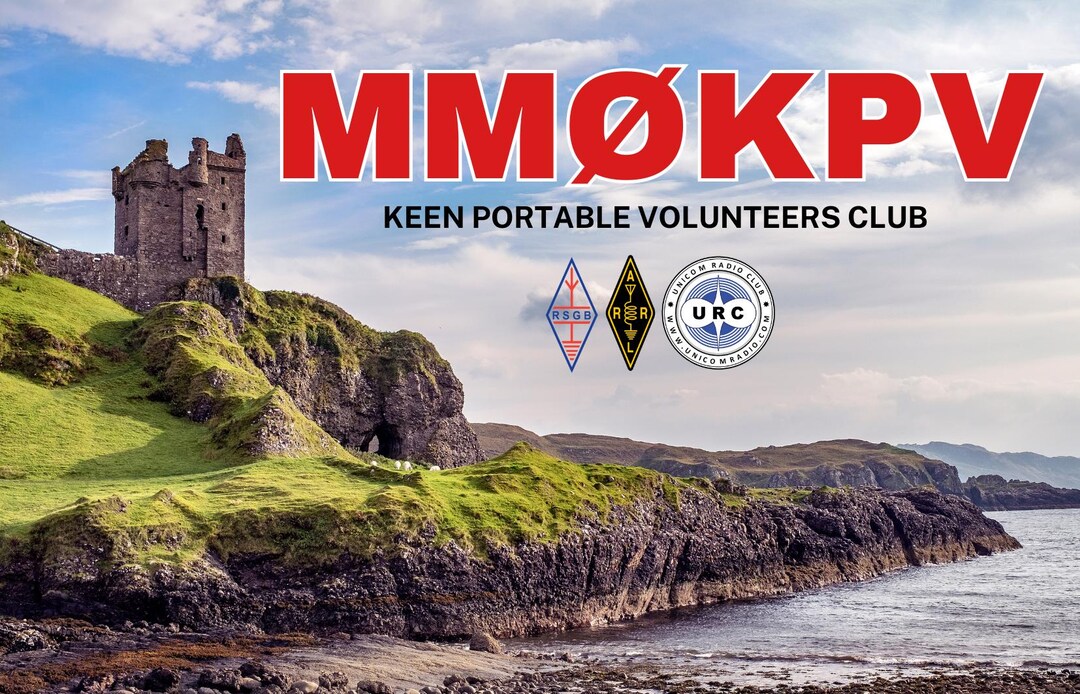 Ham Radio QSL Card | Editable Canva Template | Double-sided Printable ...