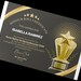 Honor Roll Certificate Template | Canva Editable Academic Award | Gold ...
