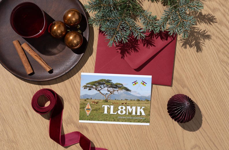 Editable QSL Card Template | Canva Ham Radio QSL | Double-sided DX ...