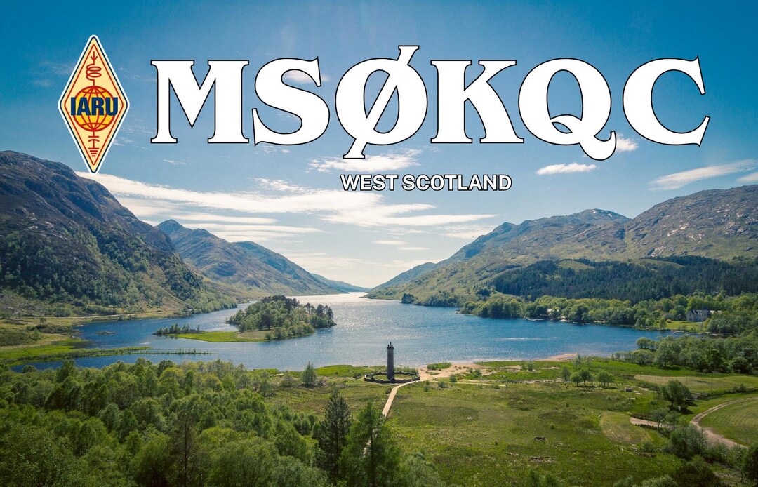 Ham Radio QSL Card Template | Editable Canva Design | Double-sided ...