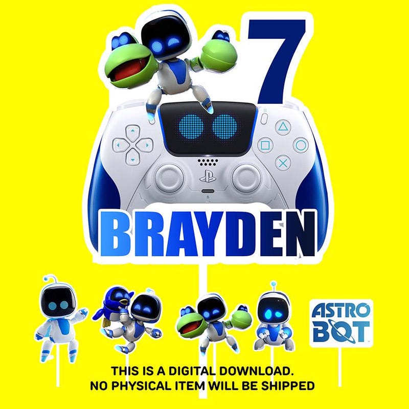 Astro Bot Birthday Decor - Etsy