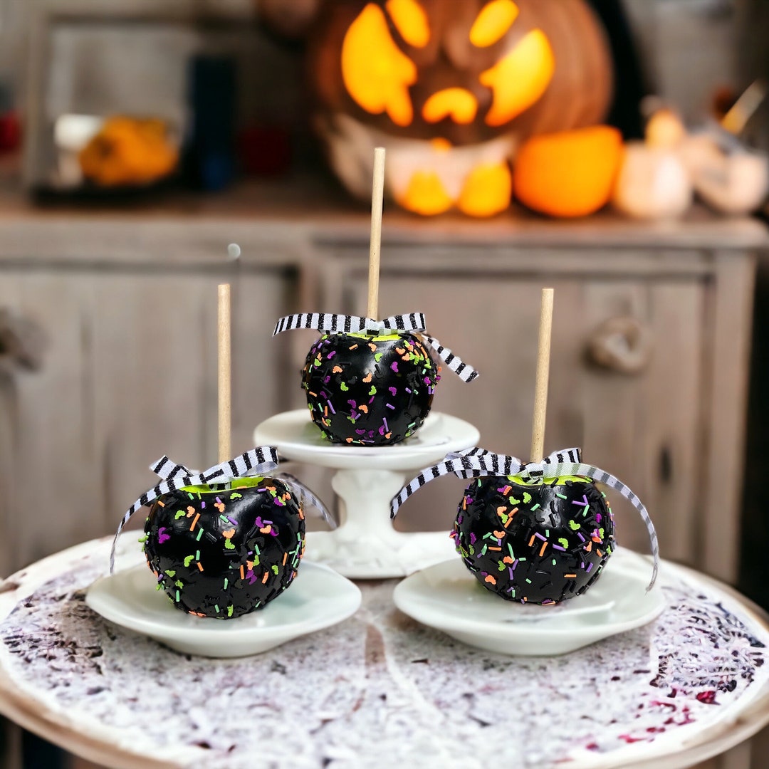 Faux Halloween Candy Apples Candy Apples Fake Bake - Etsy