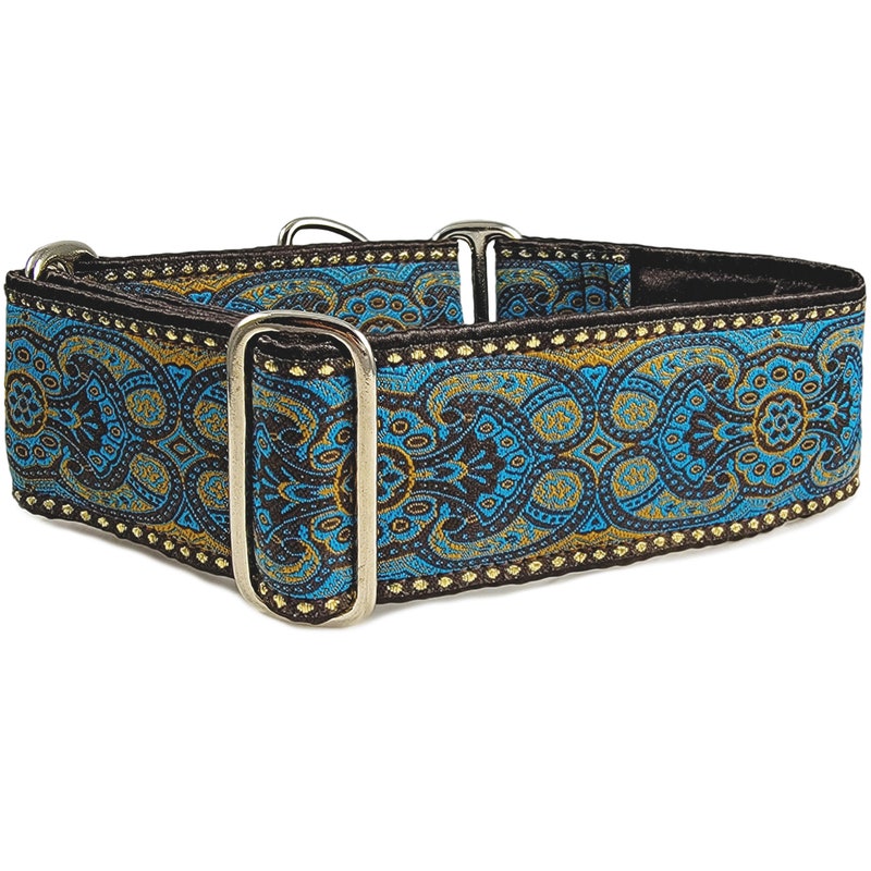 Blue Paisley Martingale - Etsy
