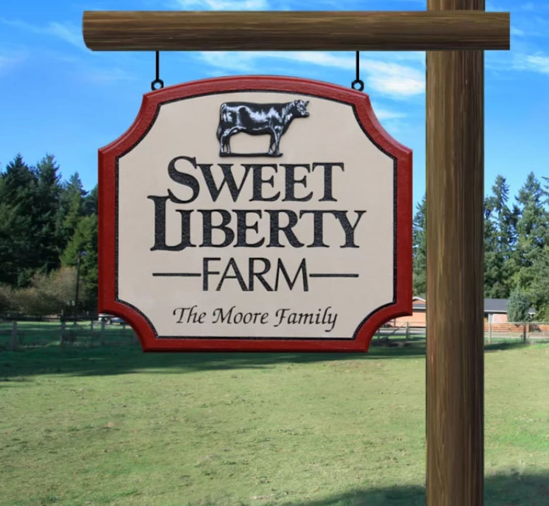 Custom Farm Signs,custom Outdoor Name Signs,farm Sign,custom Farm Sign ...