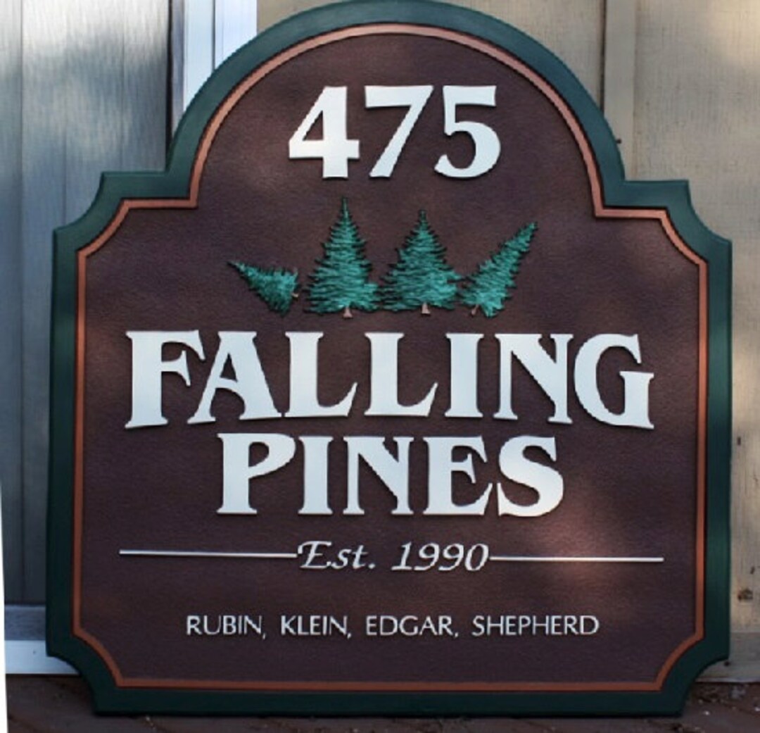 Custom Lake House Signs Outdoor Signs Outdoor Address Signs Address ...