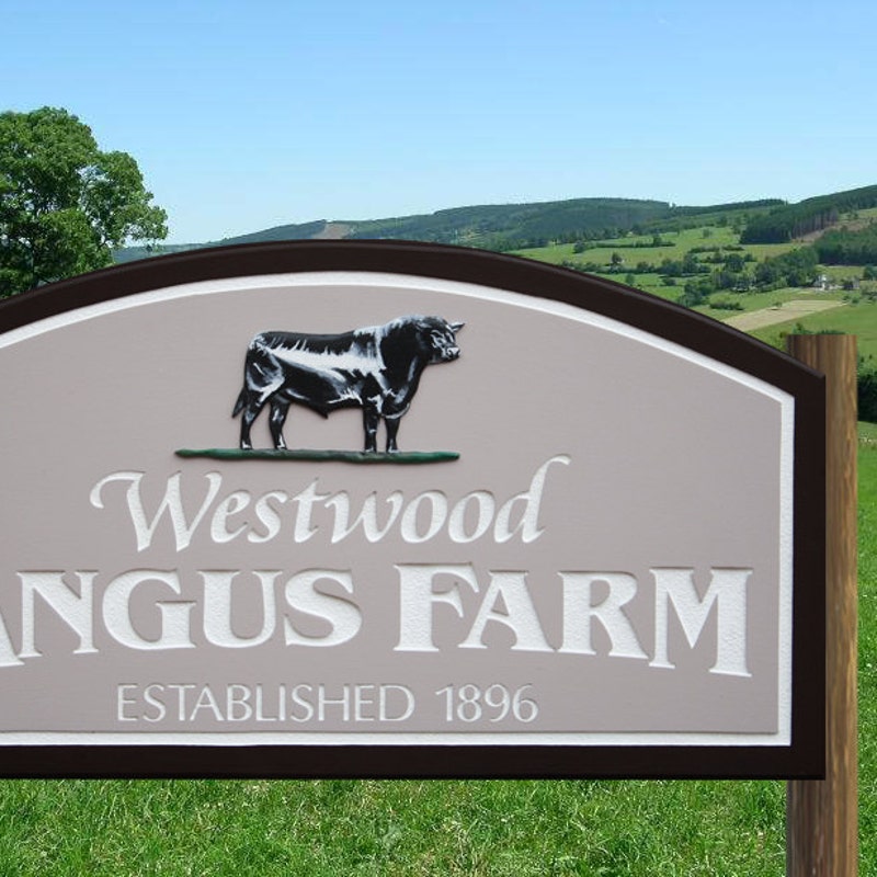 Entrance Farm Sign - Etsy