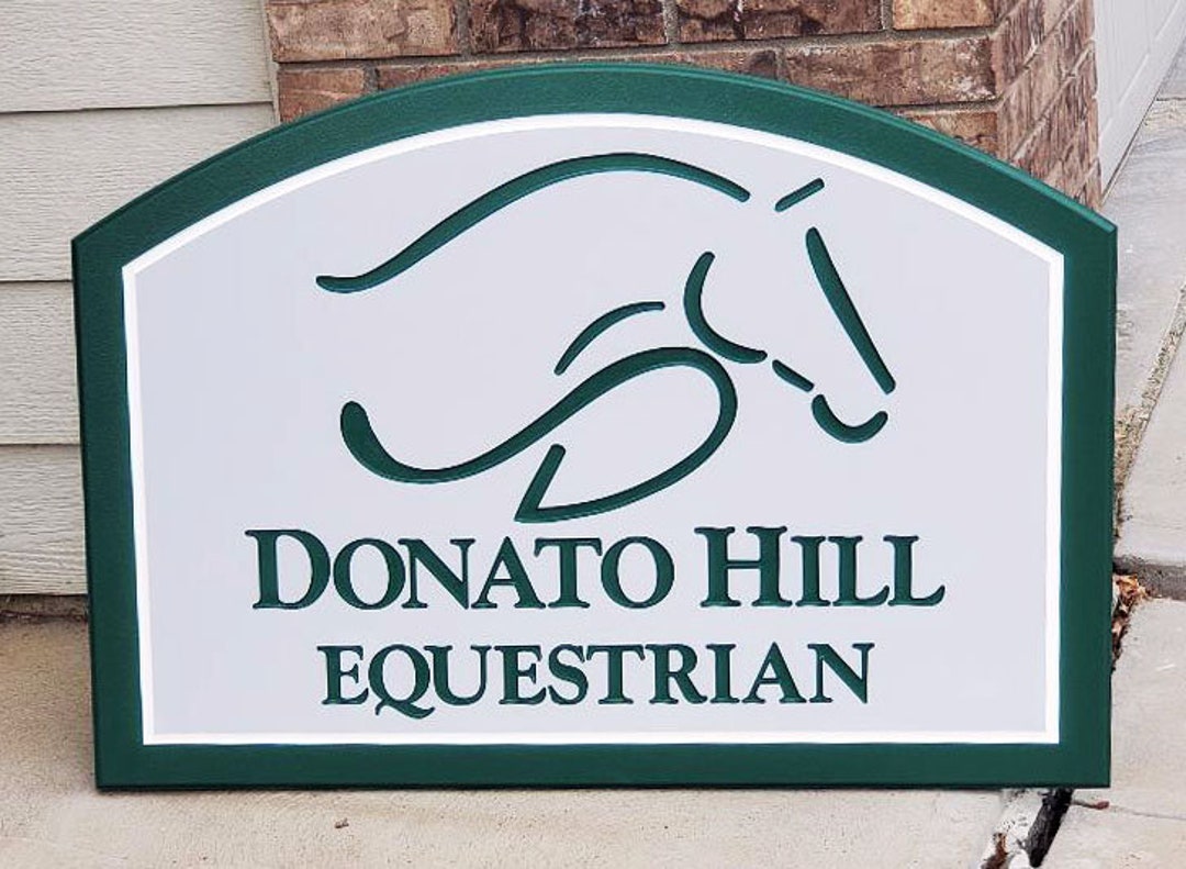 Custom Horse Farm Sign,custom Farm Signs,custom Outdoor Name Signs,farm ...