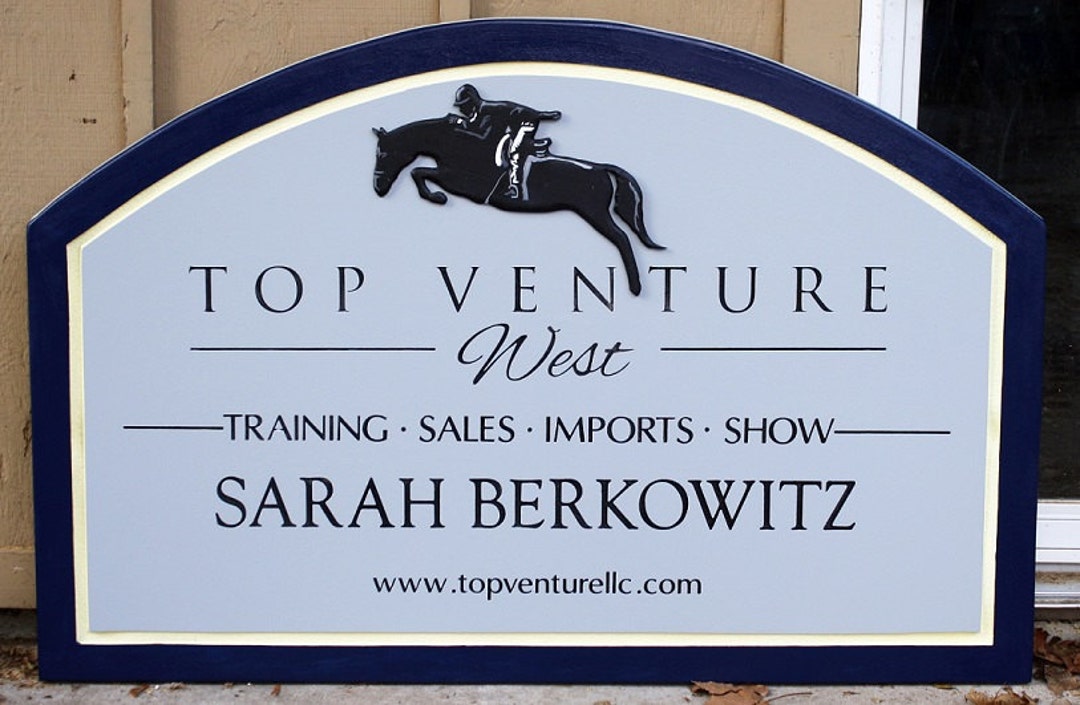 Custom Horse Farm Sign,custom Farm Signs,custom Outdoor Name Signs,farm ...